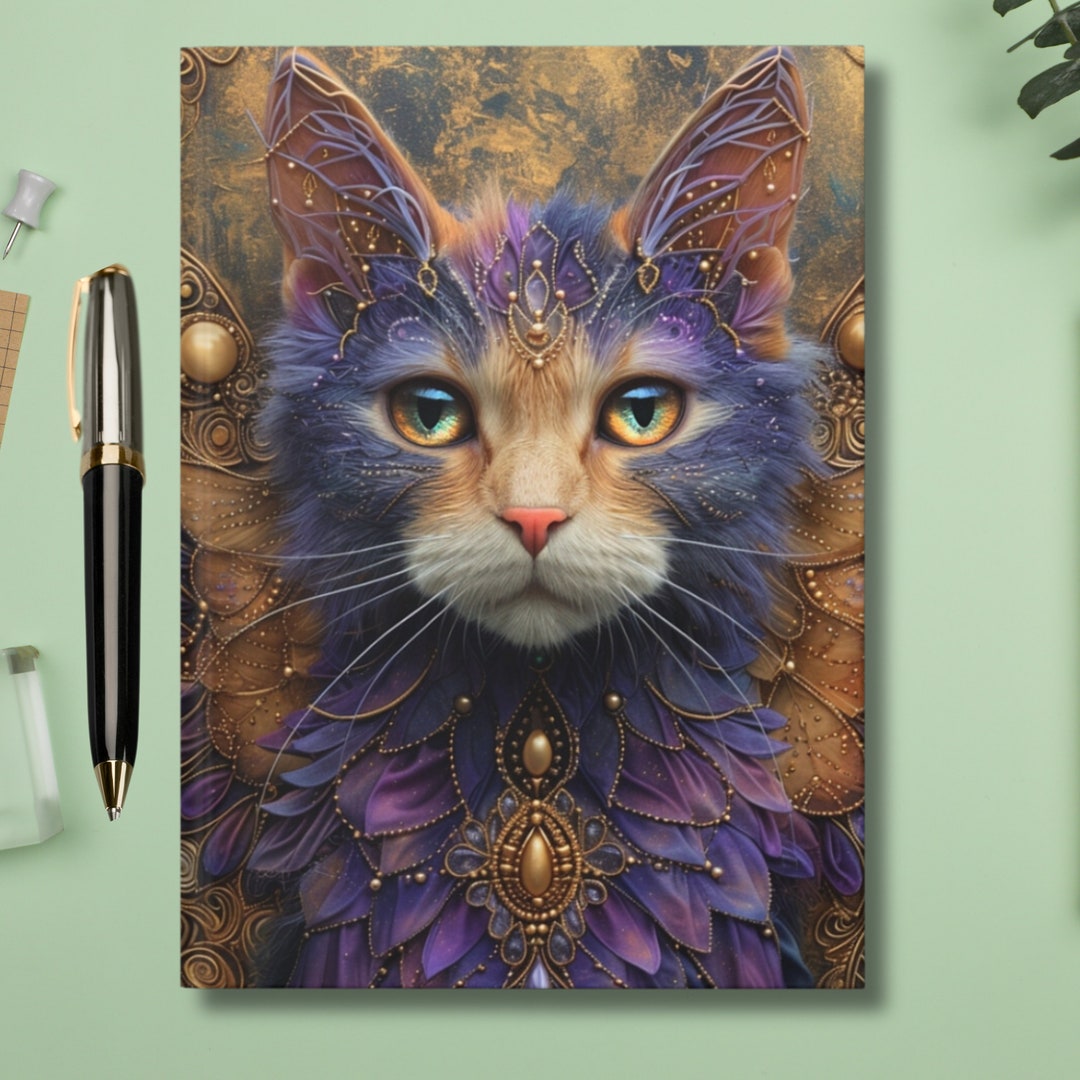 Cat-themed Journal: Magical Feline Diary for Animal Lovers, Whimsical ...