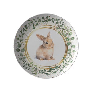 Easter Dinner Plate, Charming Retro Rabbit Lunch Plates - Ideal for ...