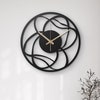 Minimalist Large Metal Wall Clock, Modern Line Metal Wall Clock ...