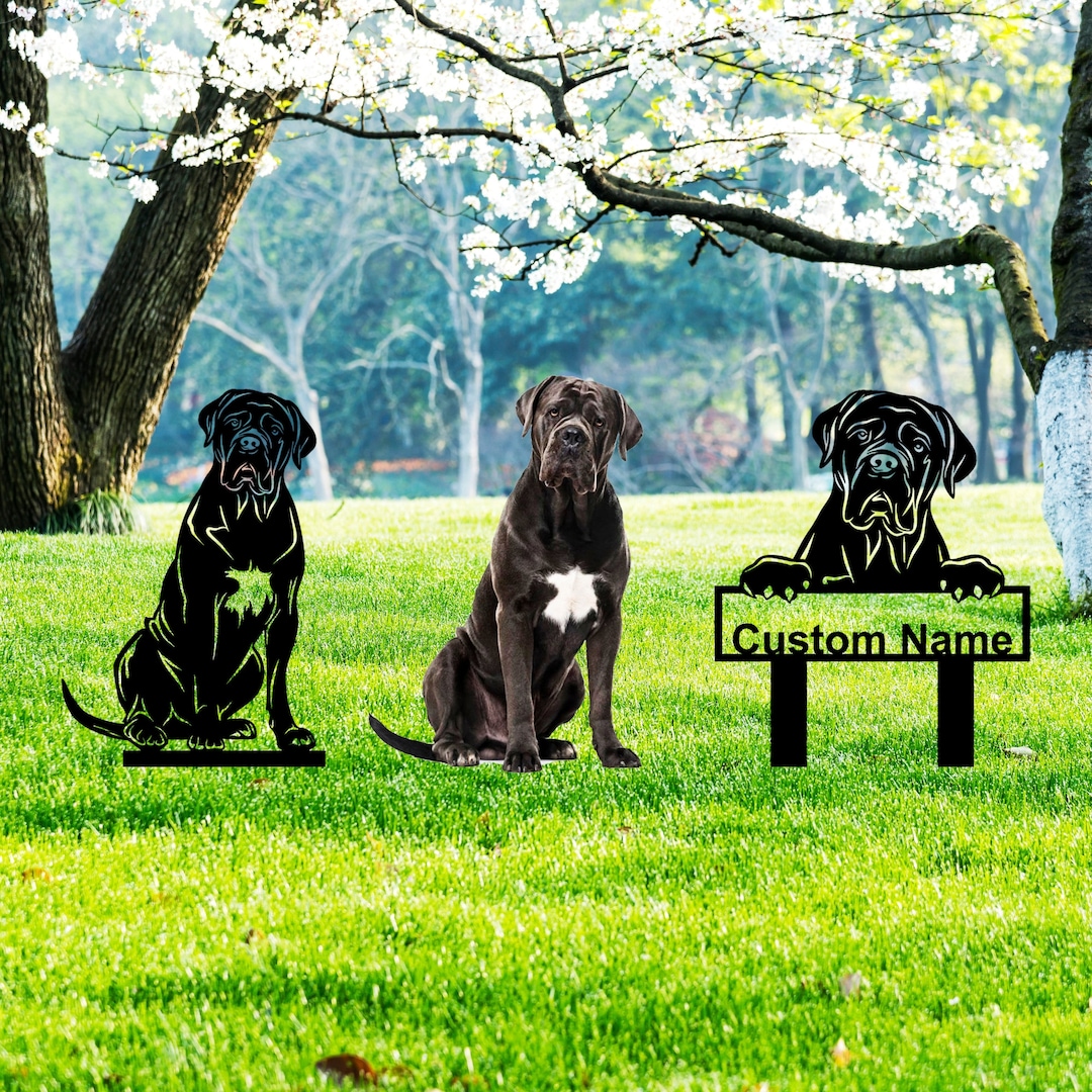 King Cane Corso Dog Custom Portrait, Metal Outdoor Decor, Cáne Corso ...