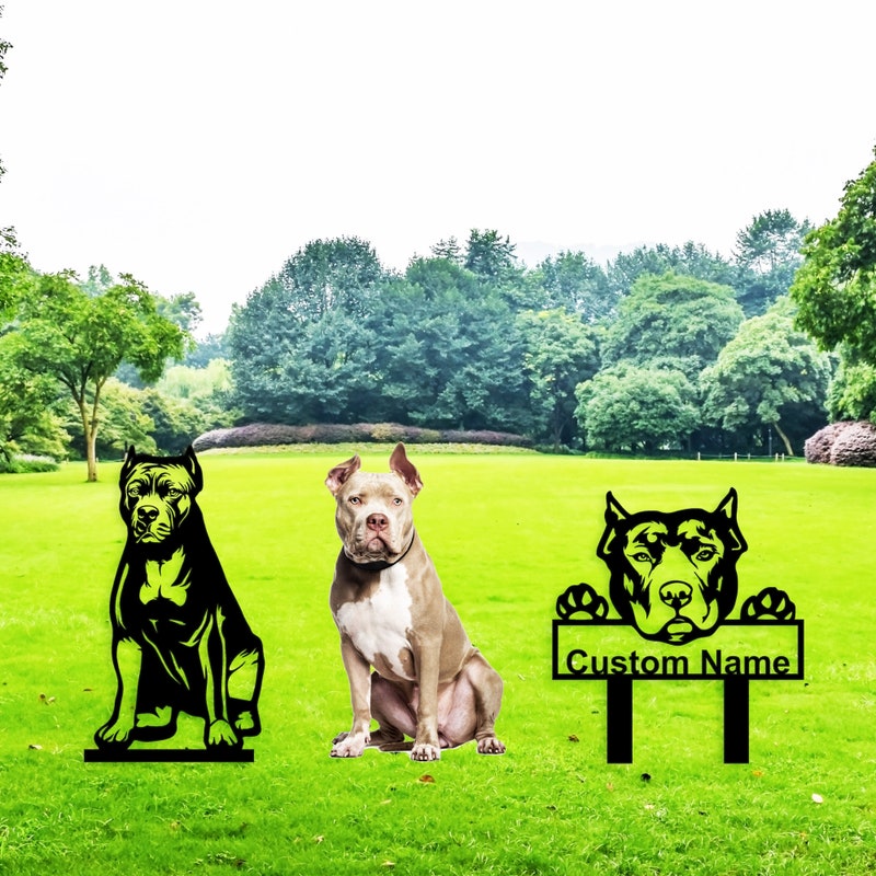 Pitbull Dog Art - Etsy