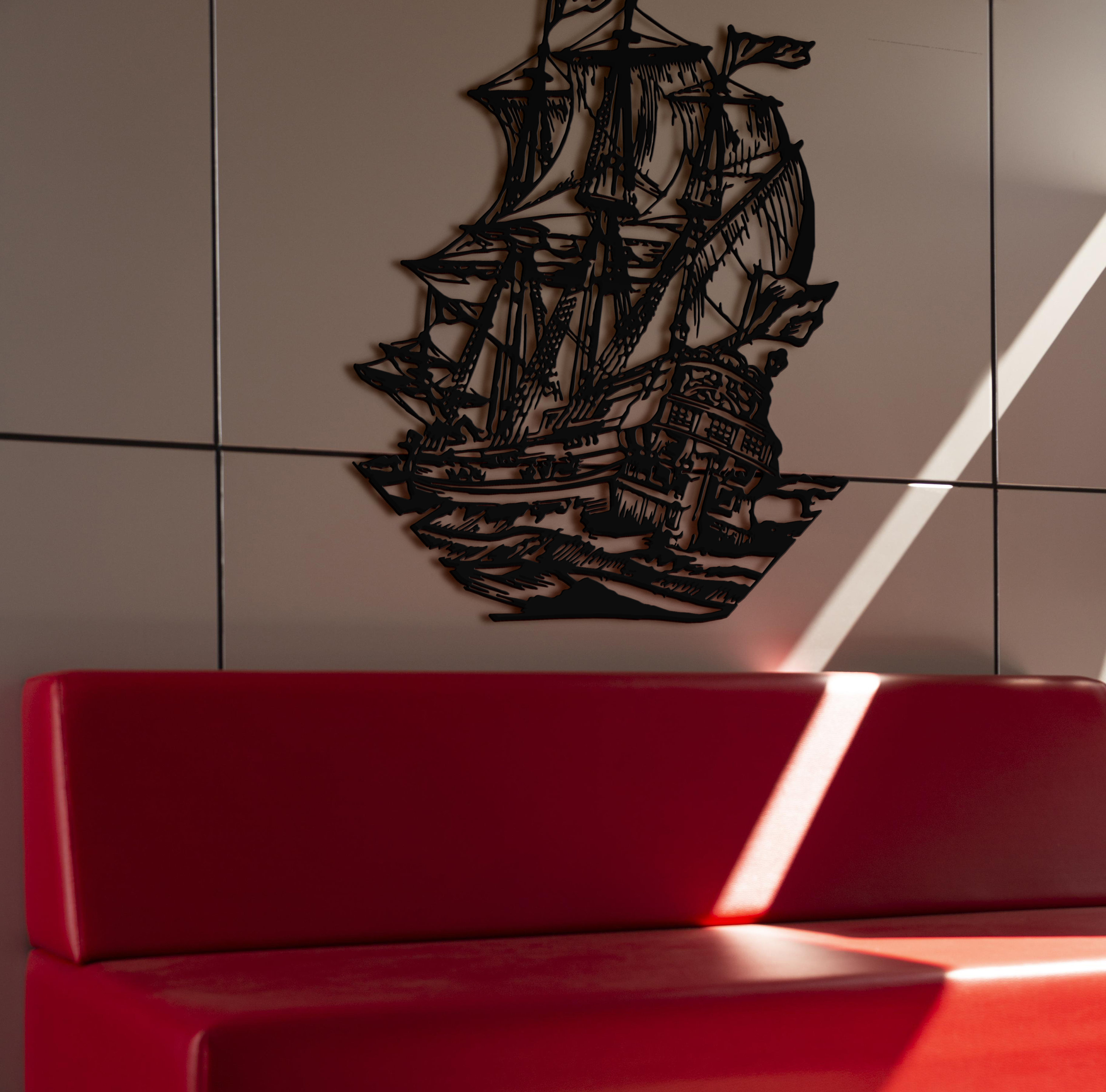 Pirate Ship Metal Wall Art - Etsy