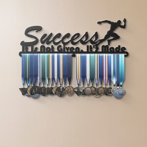 Metal Medal Display Hanger Runner Medal Rack Medal Holder Running Gift ...