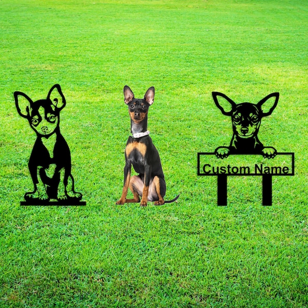 Mini Pinscher Statue - Etsy