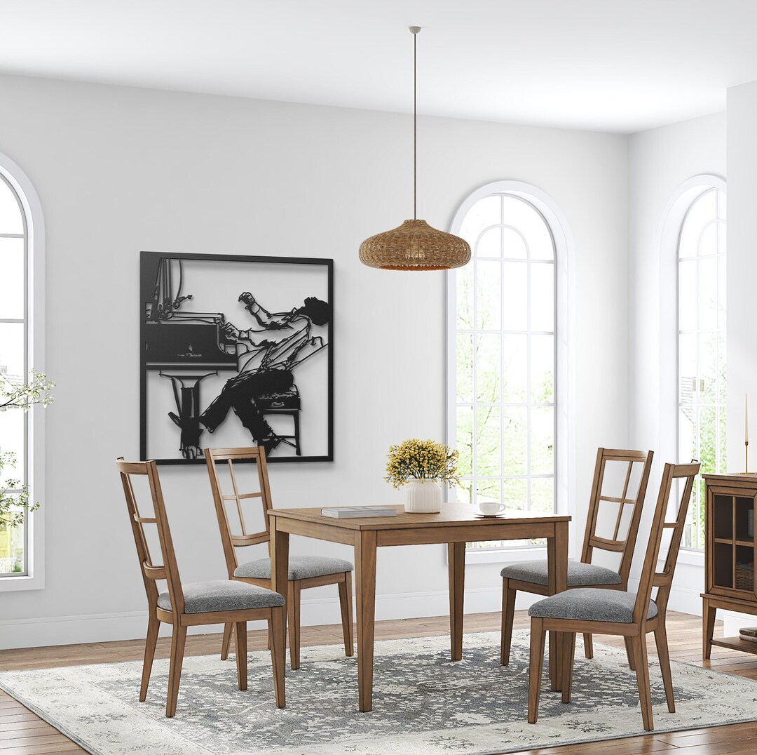 Jazz Pianist Metal Wall Art Jazz Decor - Etsy