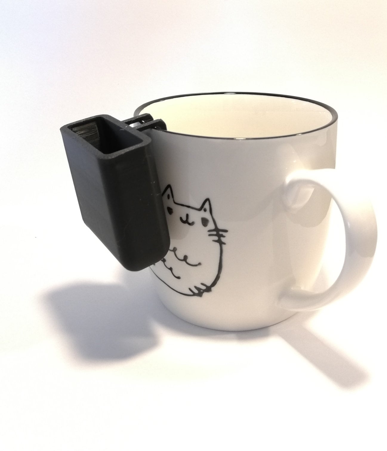 3D Printed Tea Bag and Cookies Holder for Cups - Etsy