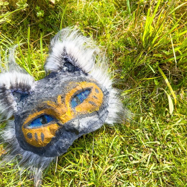 Therian Mask Grey - Etsy