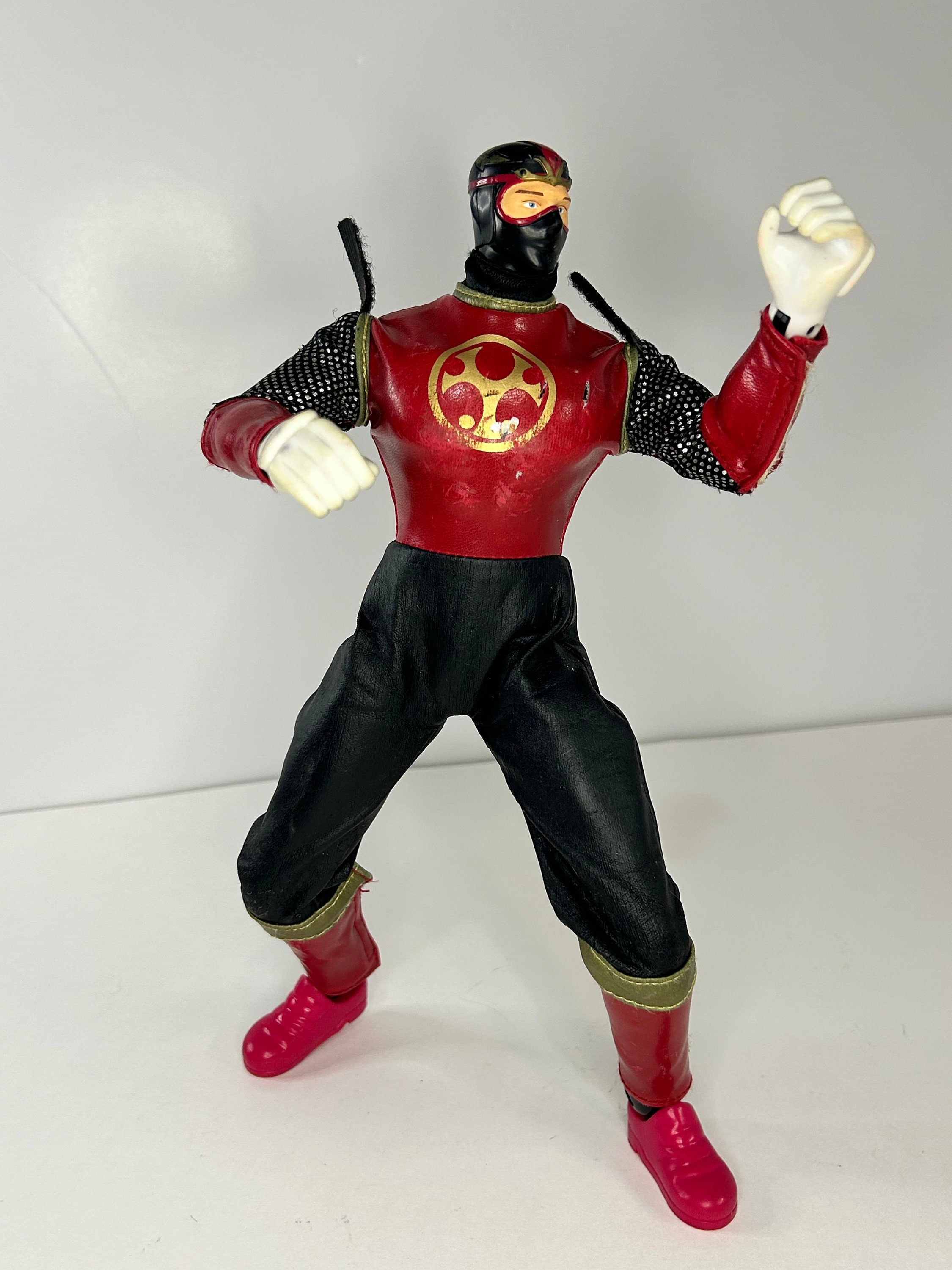 POWER RANGERS Ninja Storm Red Wind Ranger 12 Action Figure 2002 Bandai ...
