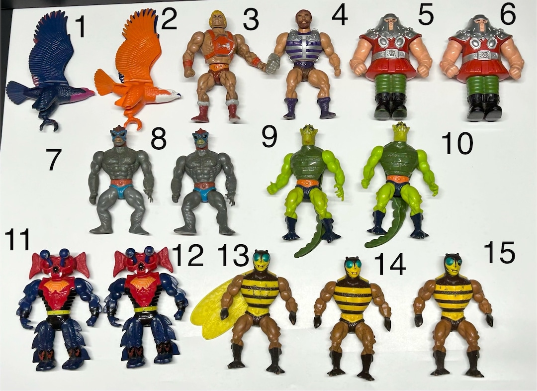 Vintage MOTU Action Figures: He-man, Zoar, Whiplash, More - You Choose ...