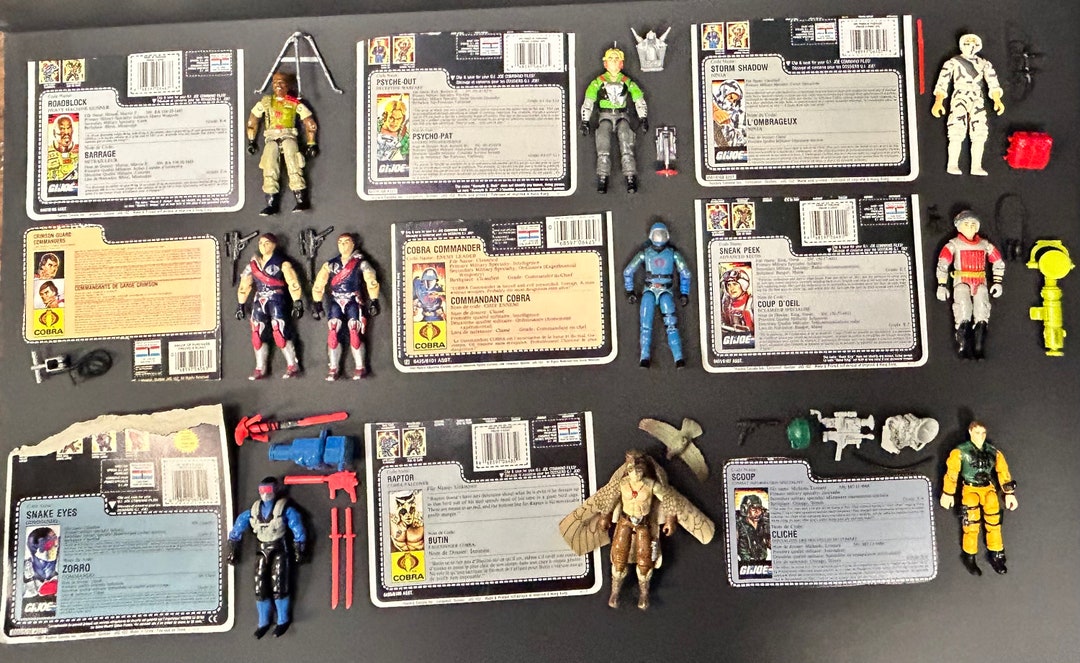 Gi Joe Action Figures You Choose! Psyche-out Storm Shadow V2 Tomax ...