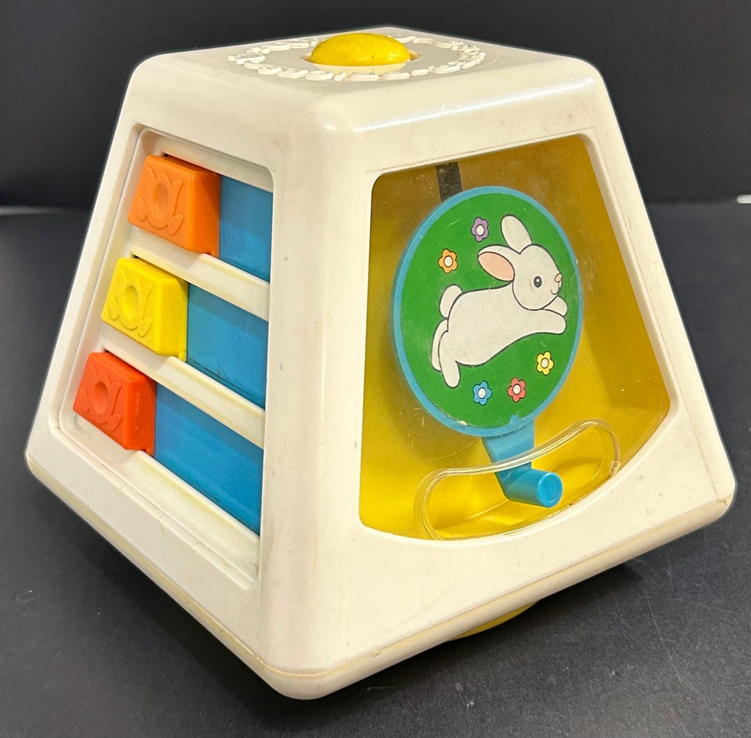 Vintage 1978 Fisher Price Turn and Learn Busy Box Infant Toy #156 - Etsy