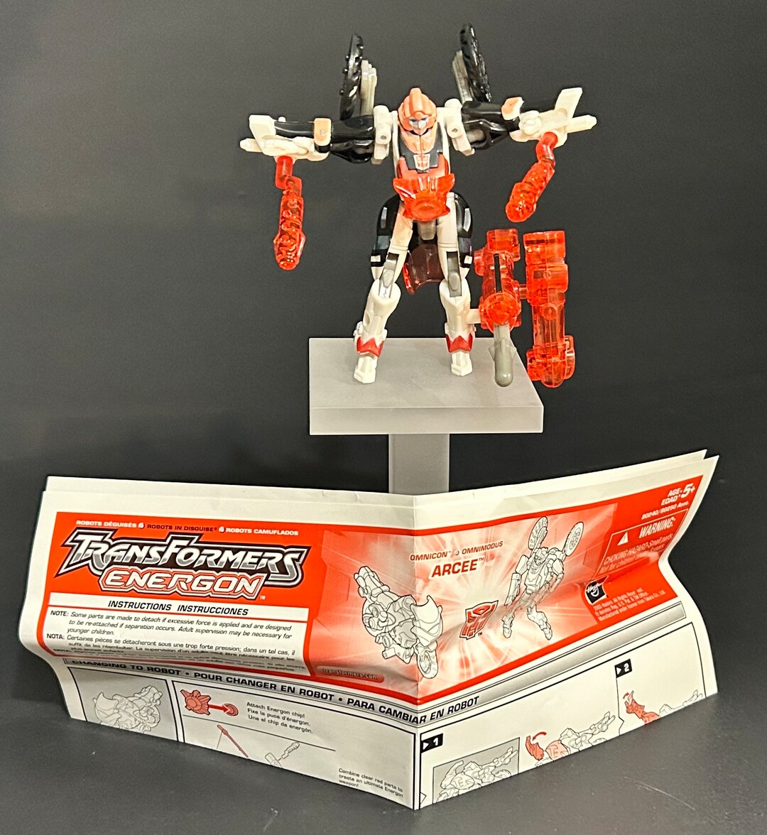 Complete Transformers Energon Autobot Omnicon Class Arcee Action Figure ...