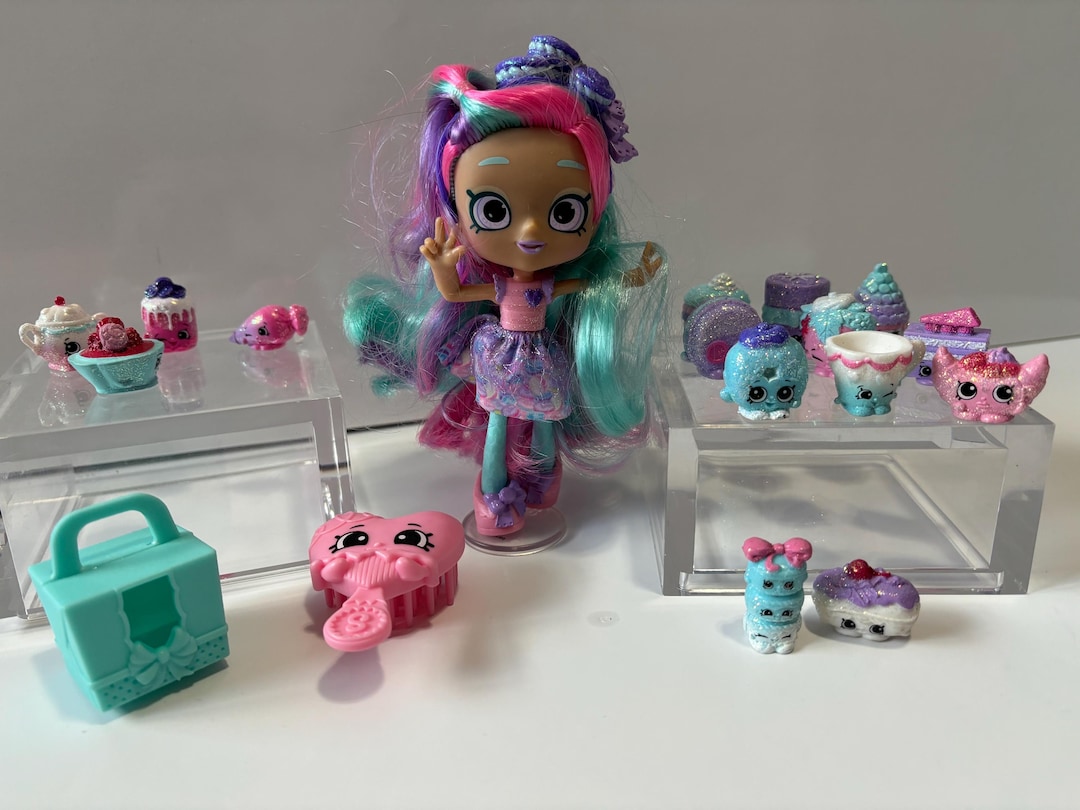 Shopkins Exclusive Food Fair Macy Macaron Glitter Assorted Shopkins ...