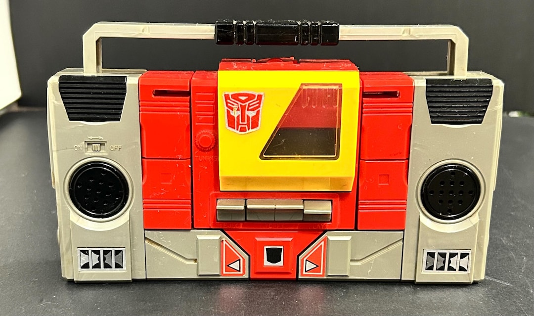 Complete G1 Transformer Blaster Boombox Vintage 1984 With Stats Card - Etsy