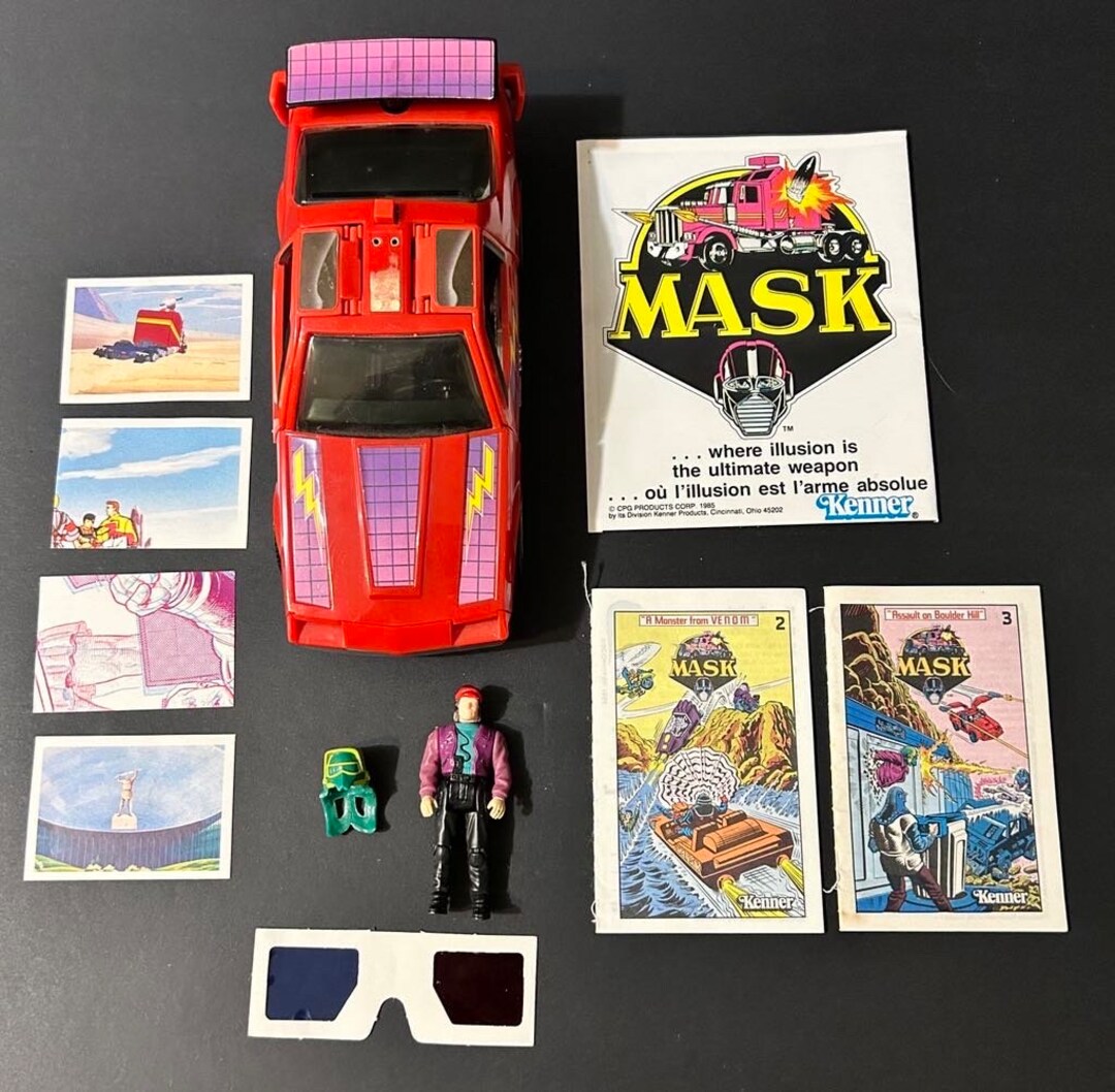 MASK THUNDERHAWK Kenner Near Complete With Matt Trakker M.a.s.k ...