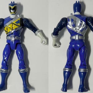 Power Rangers Wild Force Black Ranger Flip Head Zoid Time Force Dino ...