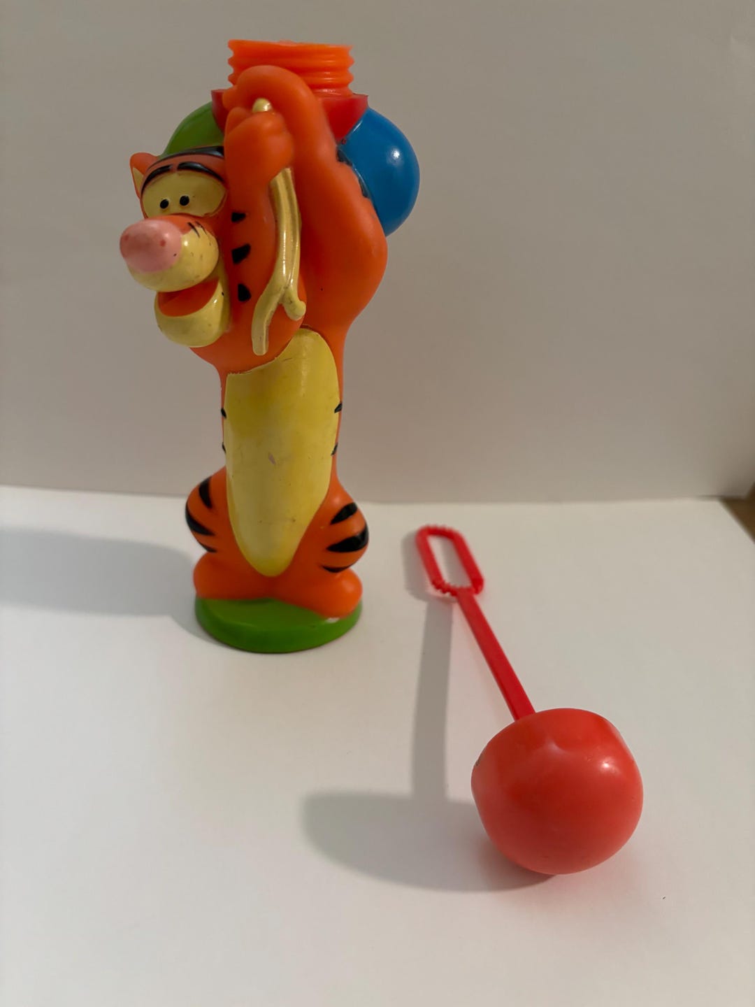 Disneys Tigger Bubble Wand Tootsie Toy Vintage Winnie the Pooh Walt ...
