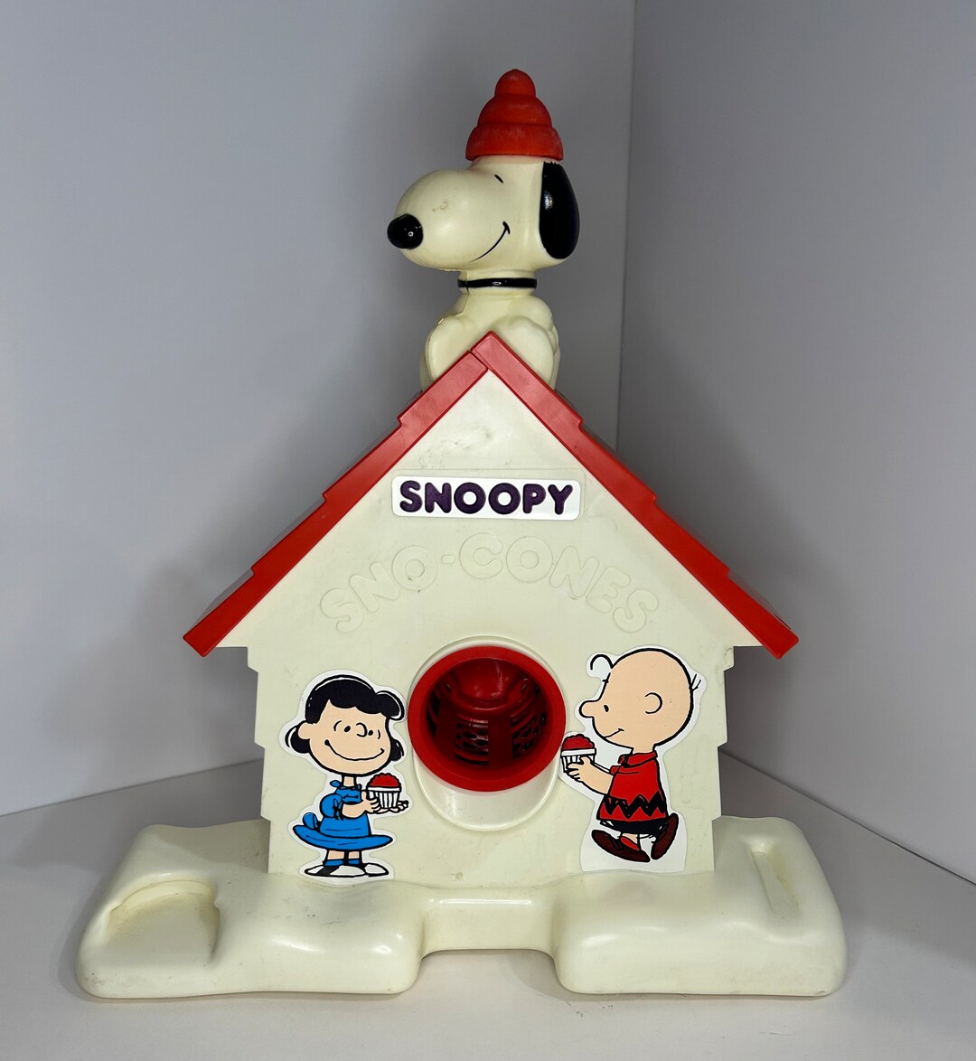 Snoopy Sno-cone Original Machine Peanuts Snow Cone Maker Shaved Ice Vintage 1979. - Etsy