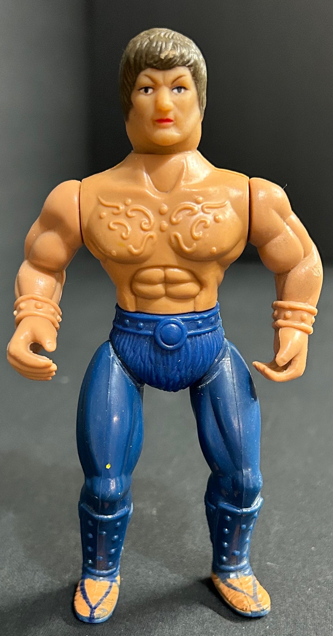 Vintage SOMA Fantasy World - Karate Ninja Action Figure Blue Pants ...
