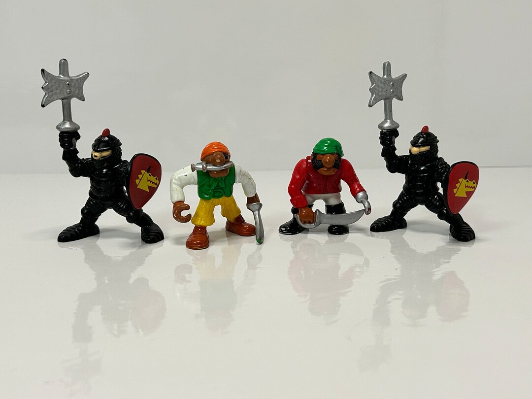 Fisher Price Imaginext Black Knights and Pirates Vintage Action Figures ...