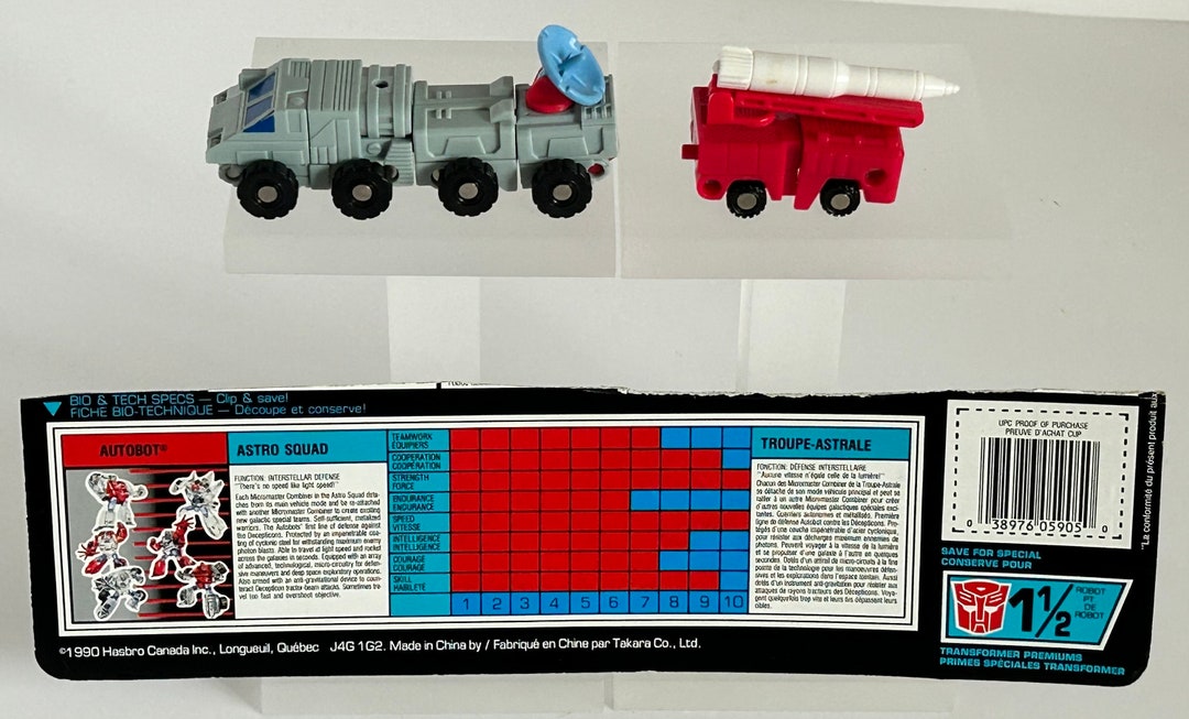 Vintage G1 Transformers Astro Squad. Missile Master. Barrage. Heave - Etsy