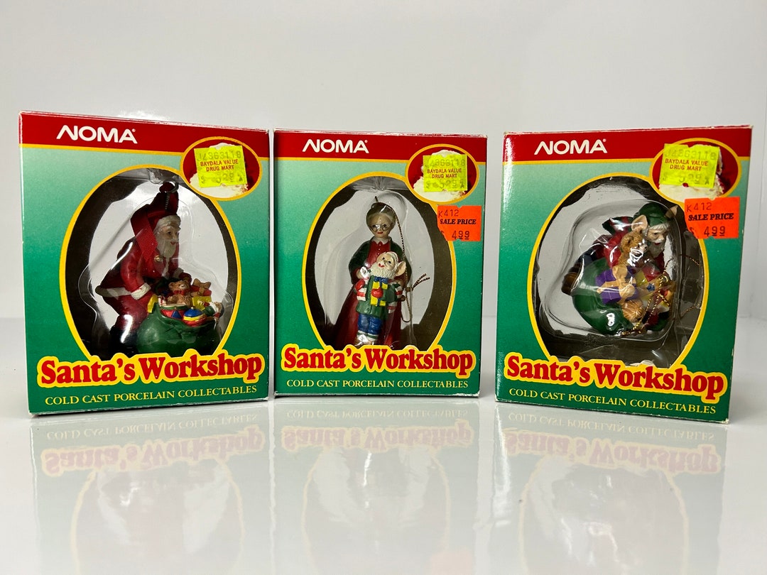 NOMA Santa’s Workshop Cold Cast Porcelain Collectables From 1993. Mrs ...