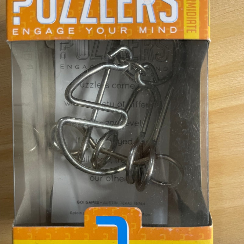 Metal Brain Puzzle - Etsy