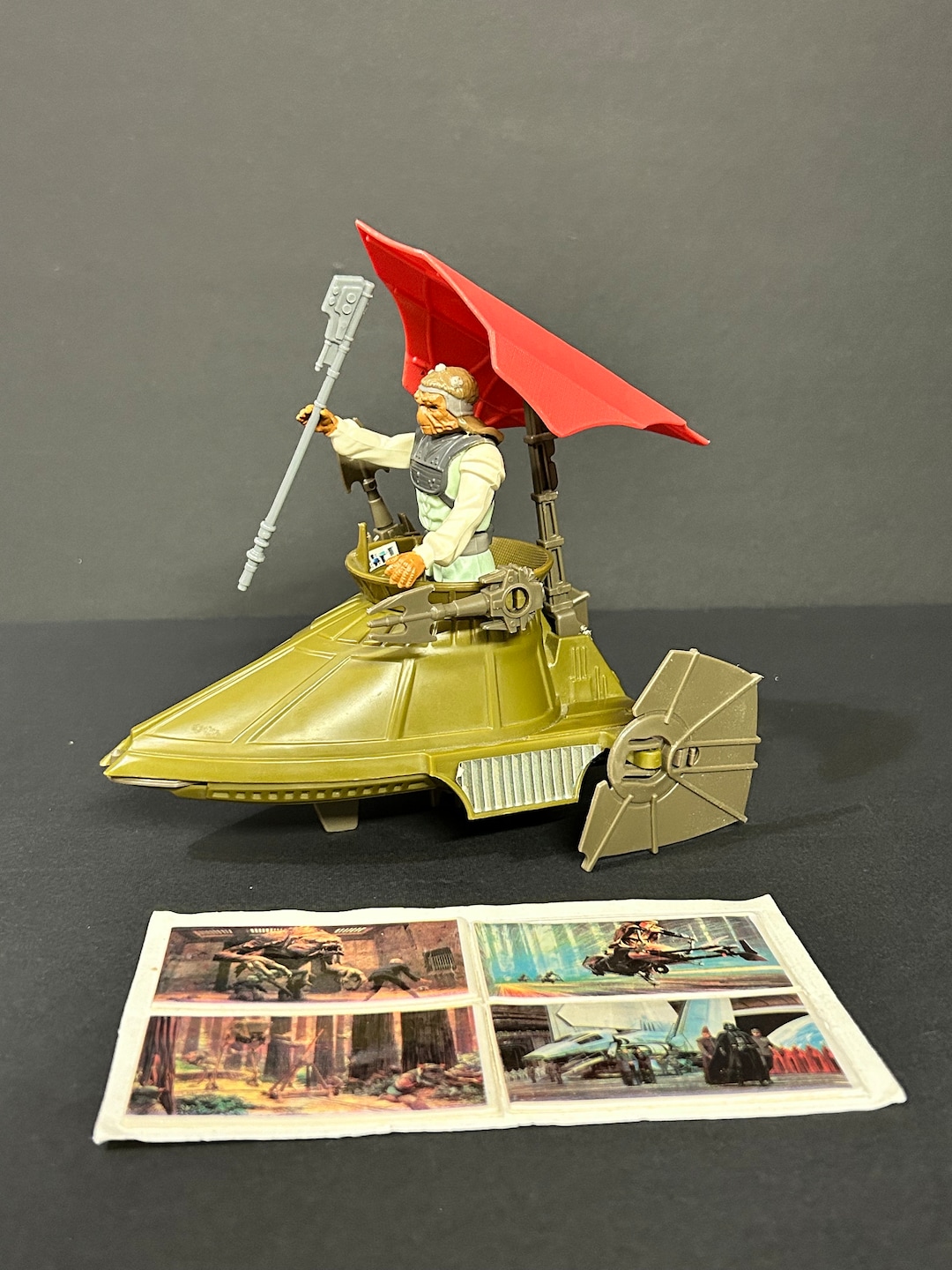 Complete Star Wars Desert Sail Skiff Vehicle Kenner 1983 W/ Complete ...
