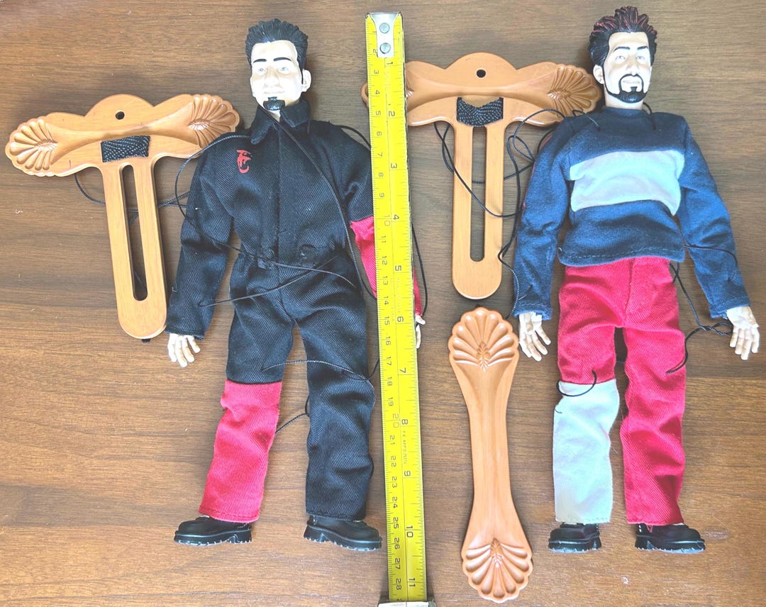 Vintage Nsync Marionette Doll Chris Kirkpatrick Millenial Joey Fatone ...