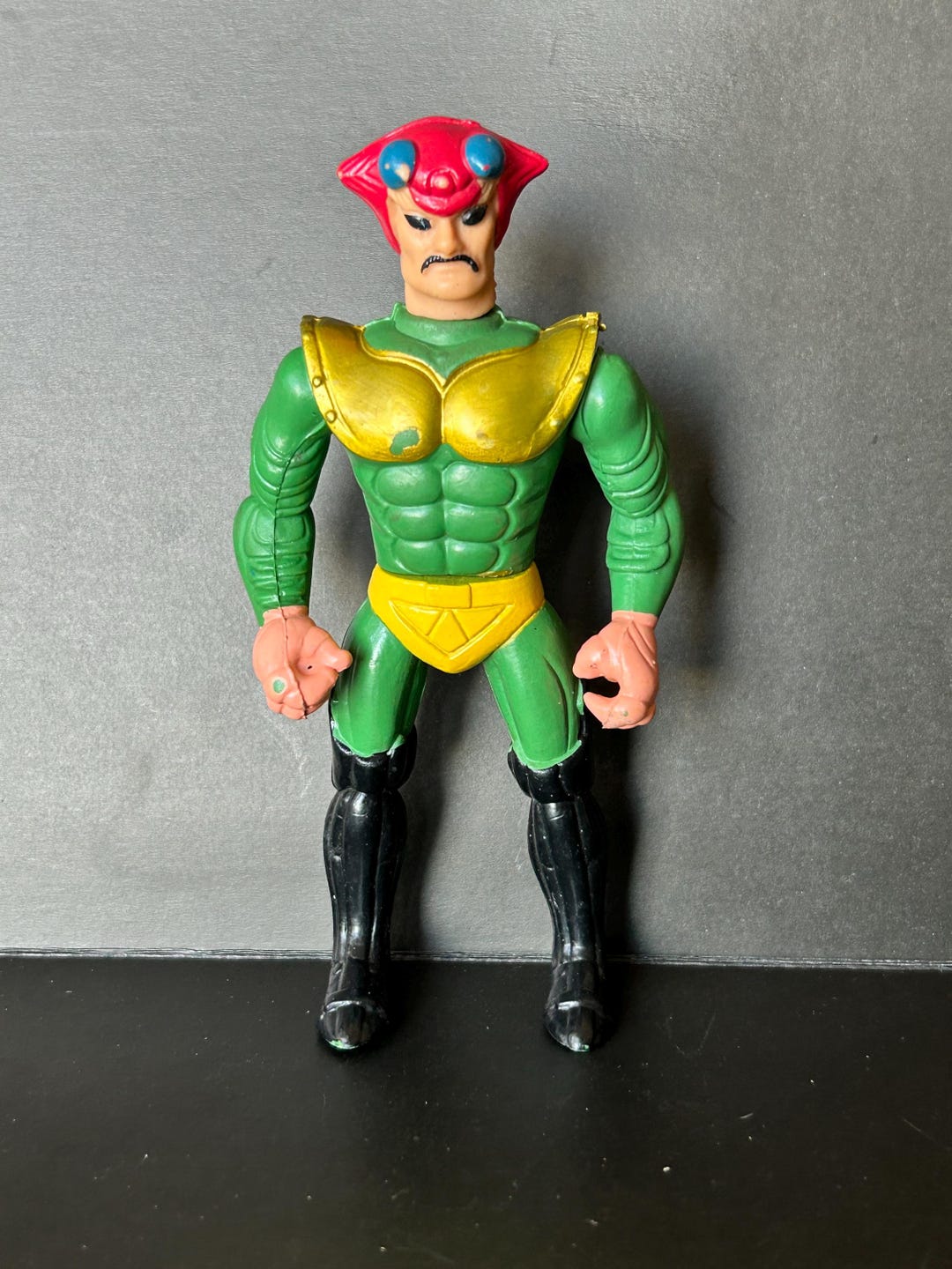 Vintage Sectaur Insect Man Action Figure Sungold Pinsor KO MOTU Bootleg ...