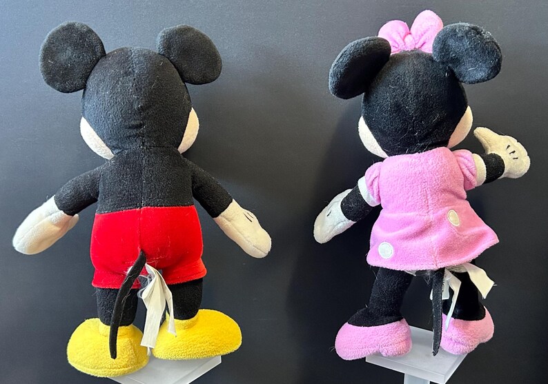 Disneys Mickey and Minnie Mouse Plush Dolls. Stuffies Walt Disney - Etsy