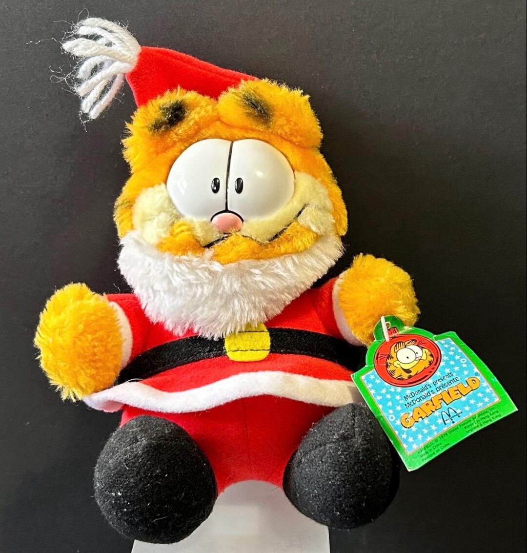 Vintage Garfield Odie Plush Dolls Angel Santa YOU CHOOSE! Mcdonalds ...