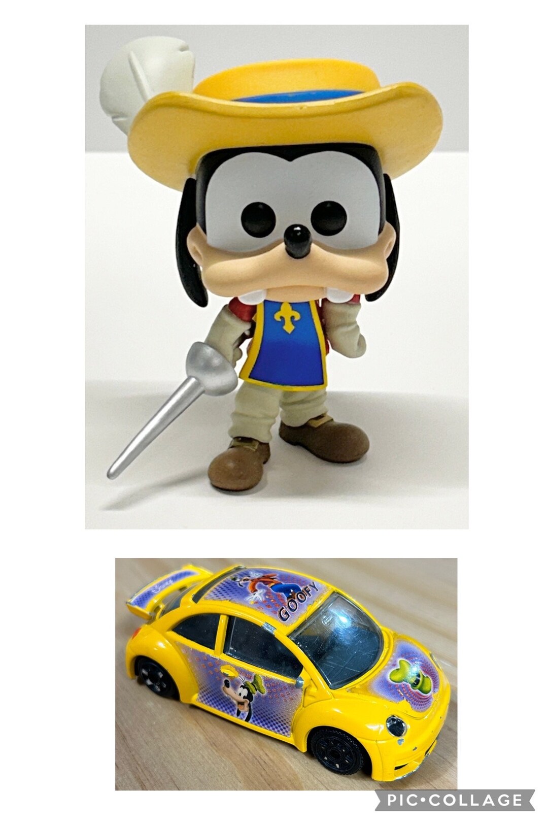 Goofy Lot Funko Pop! Disneys Three Musketeers NYCC Goofy and Burago ...