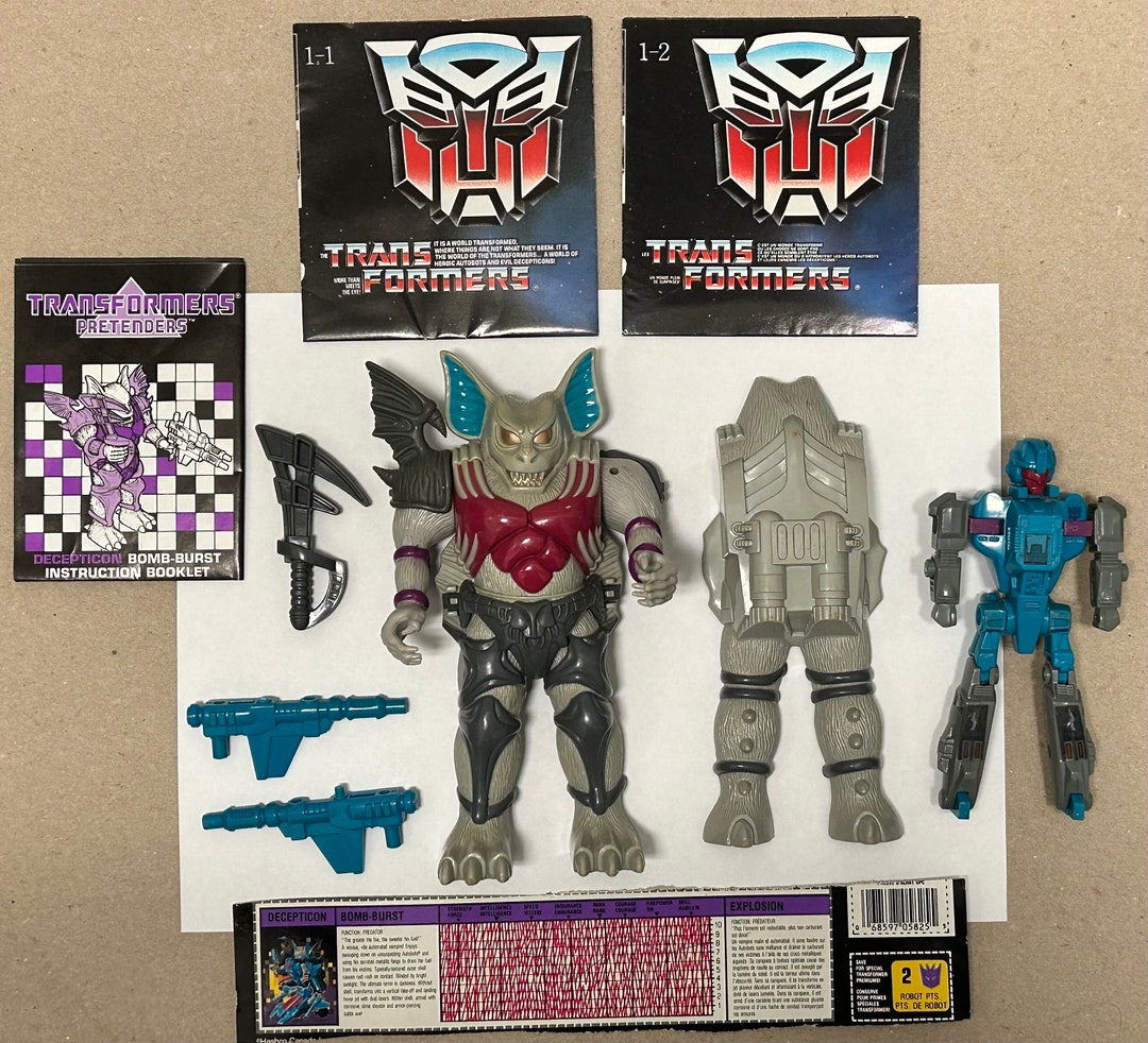 Transformers Mega Pretenders Decepticon Bomb-burst Action Figure With ...