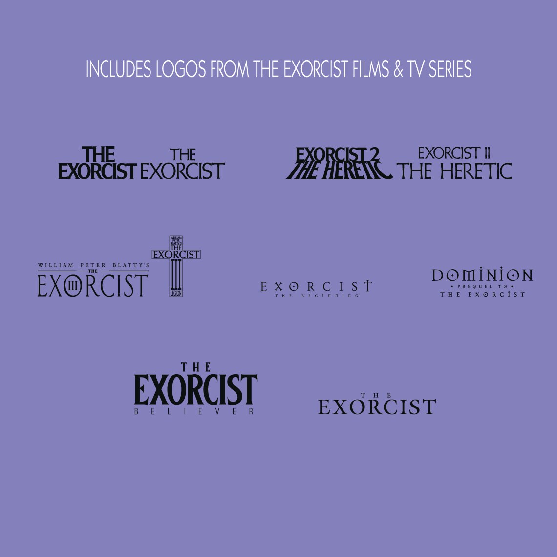 THE EXORCIST Typeface - Etsy