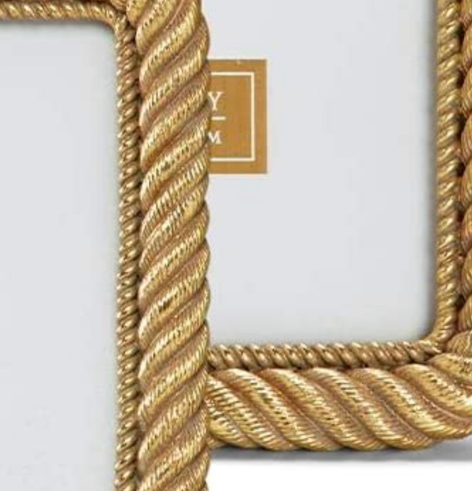 Gold Rope Photo Chain Set of 2 5x7, 4x6, Luxury Frames. - Etsy