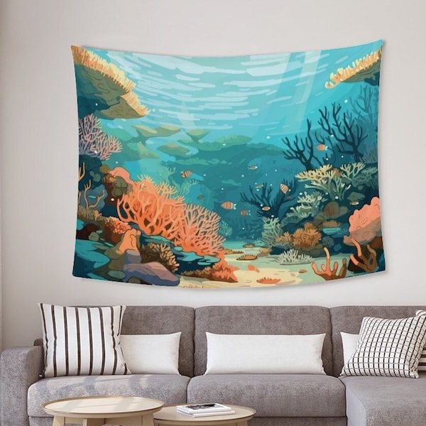 Ocean Tapestry - Etsy