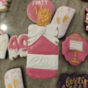 40th Birthday Girly Decorated Cookies - Etsy