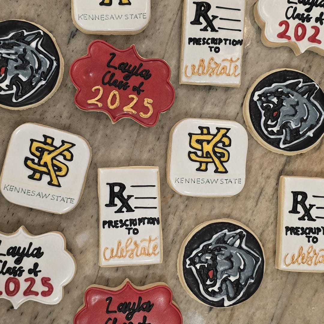 High School or College Graduation Decorated Cookies - Etsy