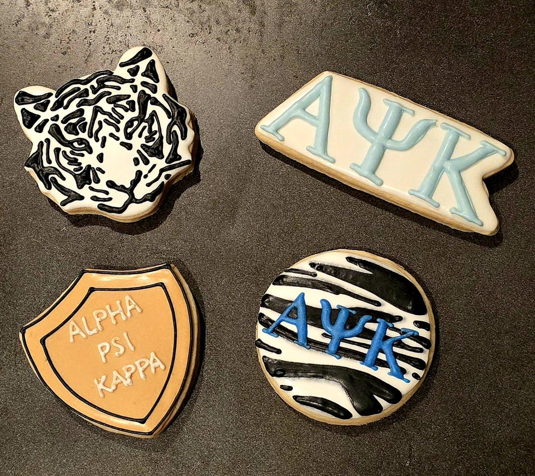 Fraternity or Sorority Decorated Cookies - Etsy
