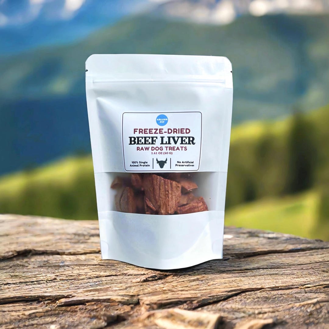Freeze-dried Raw Beef Liver | Natural Dog Treats | Single Ingredient ...