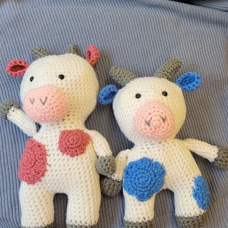 Mini Cow Crochet - Etsy