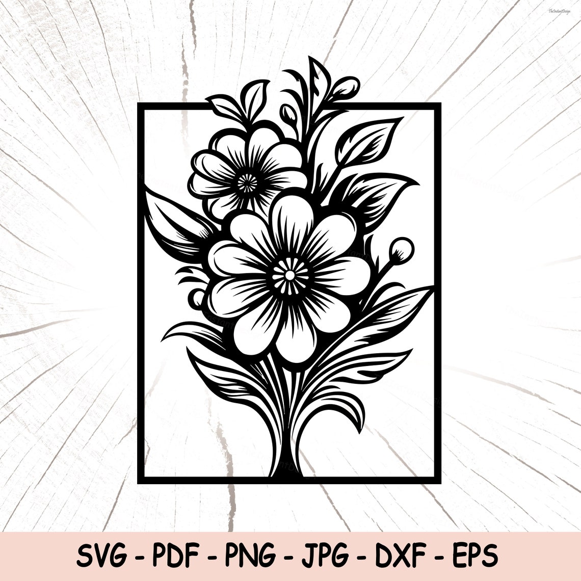 Flowers SVG, Flowers PNG, Flowers Plasma Cut File, Flowers Decor ...