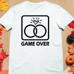 Game Over Wedding SVG, Funny Wedding PNG, Bridal Shower Instant ...