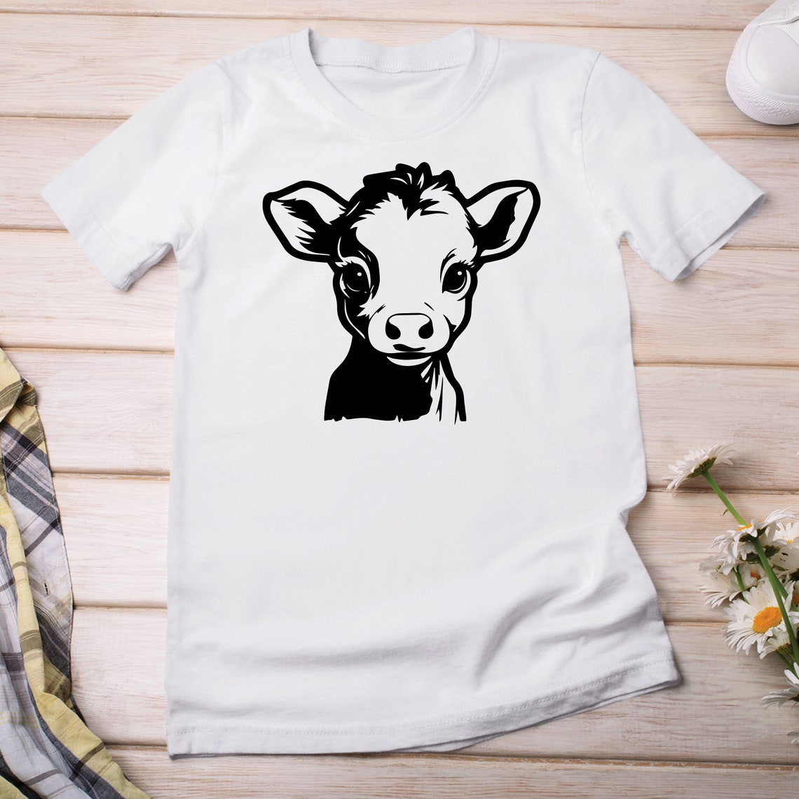 Cute Baby Cow SVG, Baby Cow PNG, Baby Cow Instant Download, Baby Cow ...