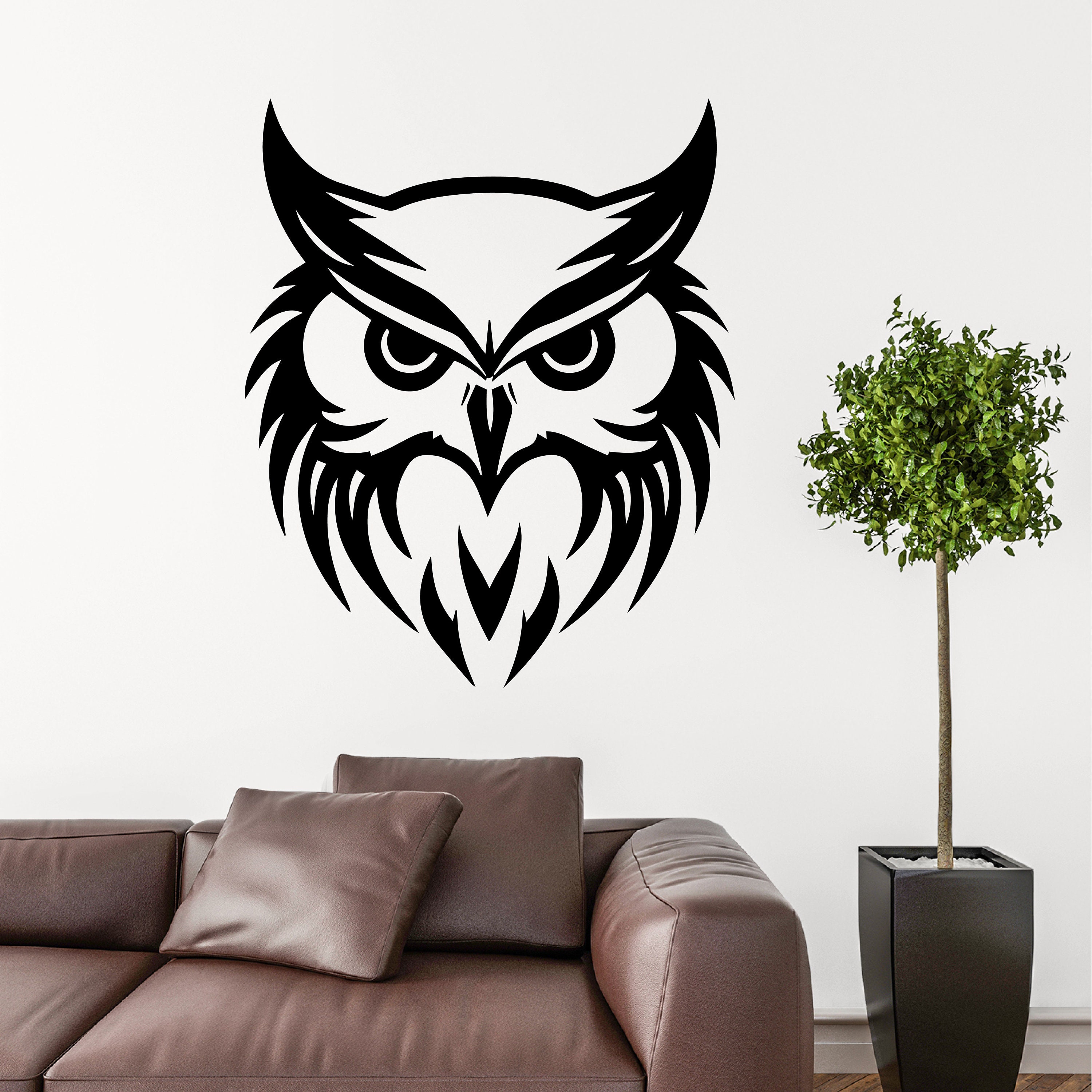 Owl Wall Art, Owl Png, Owl Svg, Owl Digital Download, Owl Vector, Owl ...