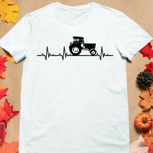 Tractor Heartbeat SVG, Tractor Decor PNG, Tractor Decal Instant ...