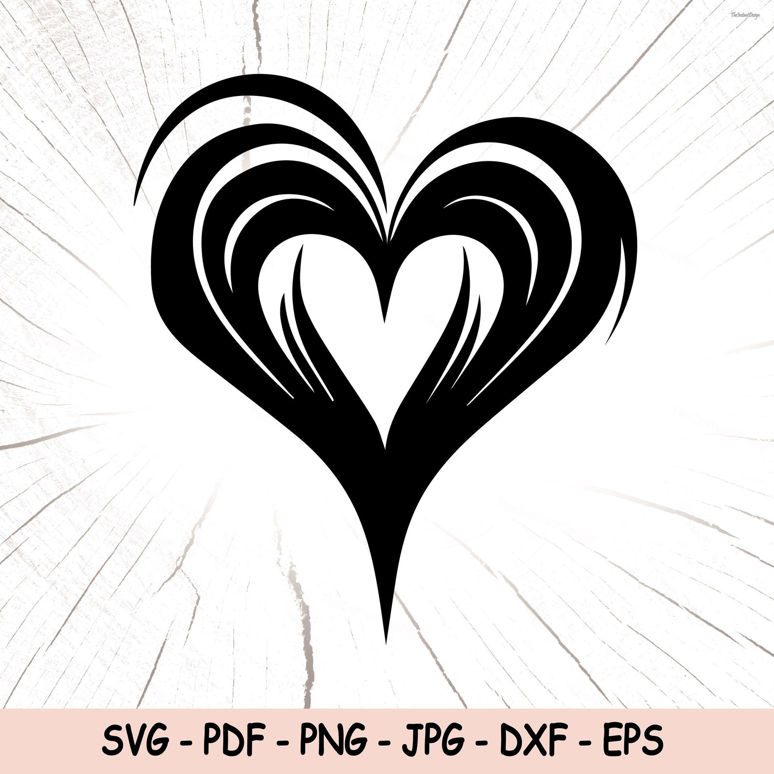 Heart SVG, Heart PNG, Hearts Instant Download, Heart Cricut Cut Files ...