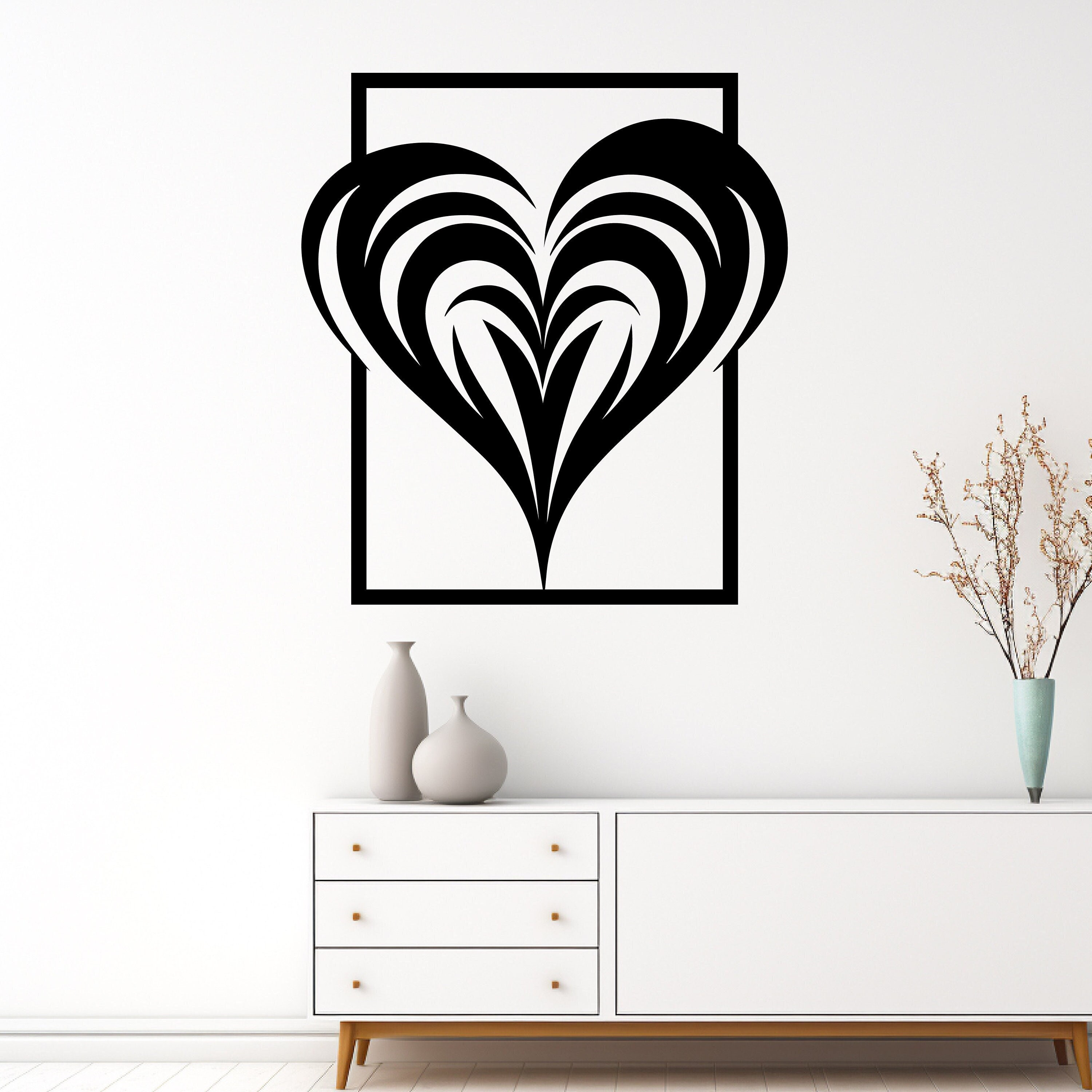 Heart SVG, Heart PNG, Heart Plasma Cut File, Heart Decor, Heart Cnc ...