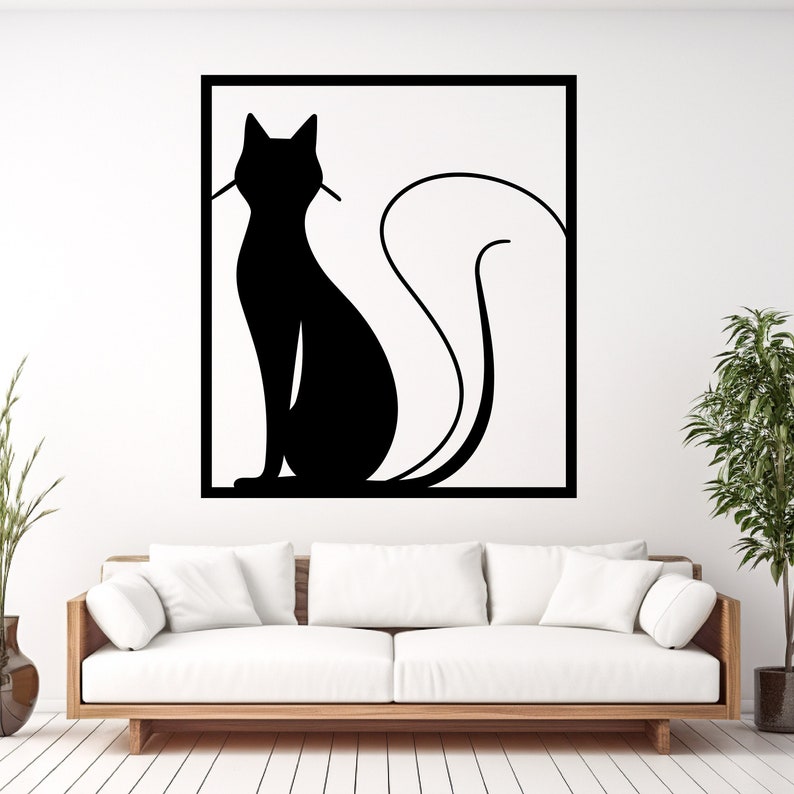 Cat SVG, Cat PNG, Cat Plasma Cut File, Art Cat Decor, Cat Cnc, Cat ...